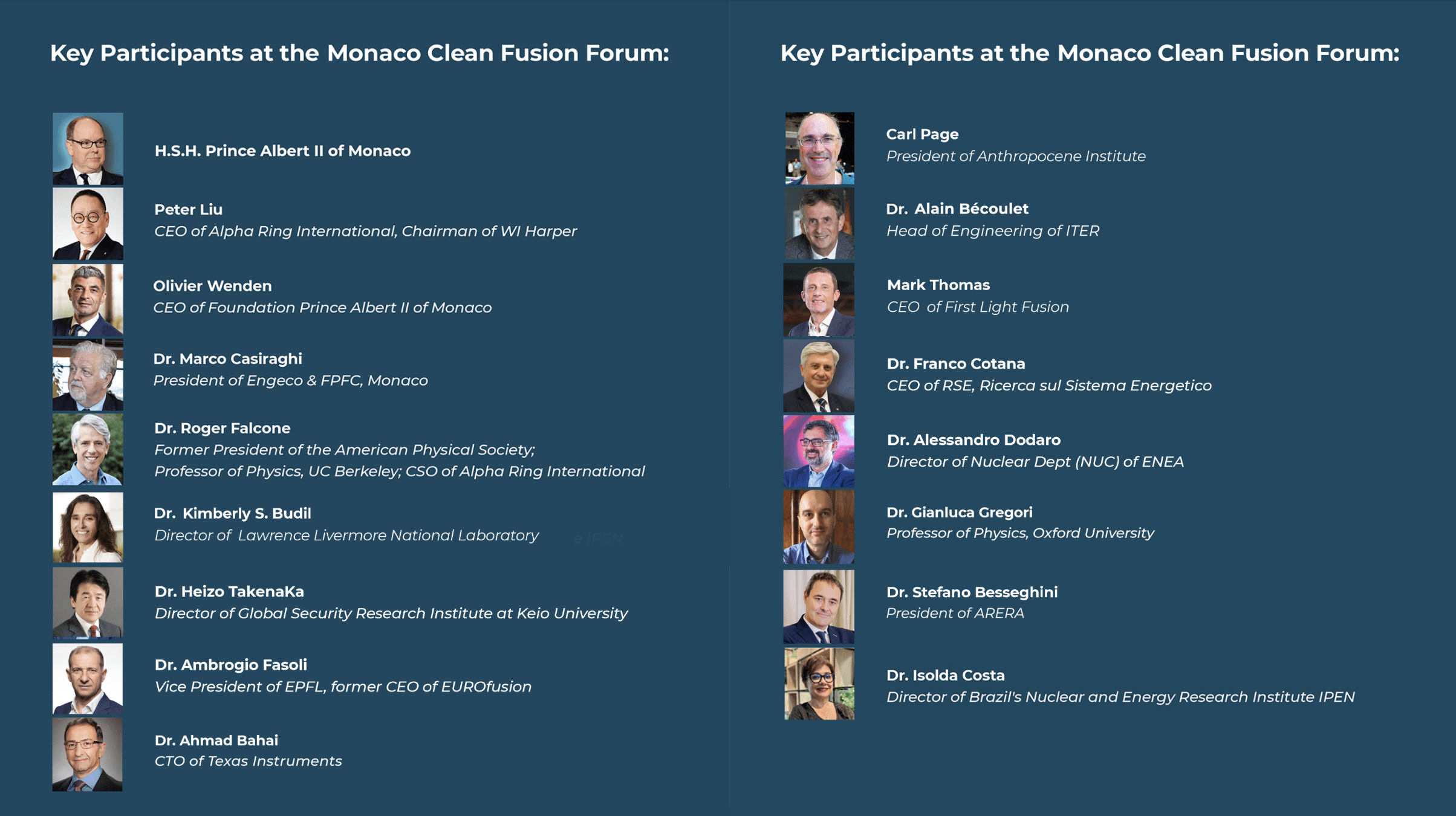 Global Leaders in Fusion Energy and AI to Gather at Monaco Clean Fusion ...
